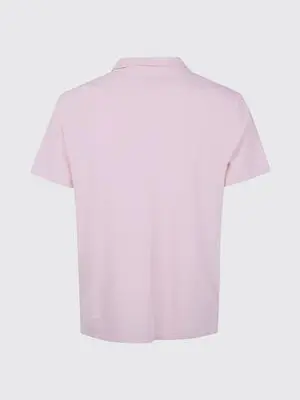 Polo Ralph Lauren Cotton And Linen Polo Shirt With Logo - Pink