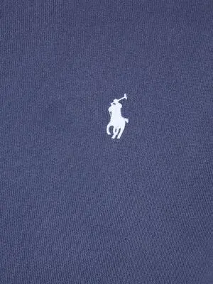 Polo Ralph Lauren Cotton Blend Crewneck Sweatshirt With Embroidered Logo - Blue