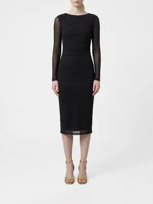 Patrizia Pepe Jersey Midi Dress - Black