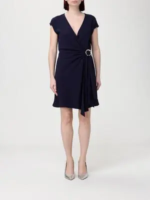 Liu Jo Crêpe Mini Wrap Dress - Blue