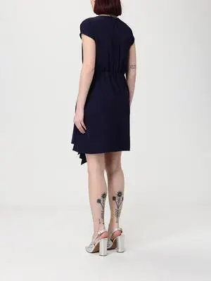Liu Jo Crêpe Mini Wrap Dress - Blue