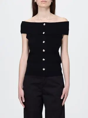 Liu Jo Off-the-shoulder Knit Top - Black