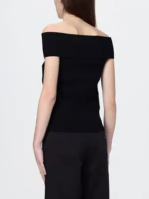 Liu Jo Off-the-shoulder Knit Top - Black