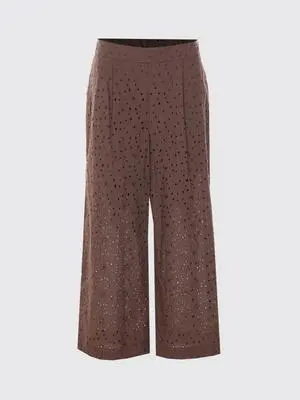 TWINSET Sangallo Palazzo Trousers - Brown