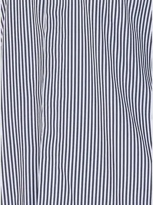 TOM FORD Striped Cotton And Silk Shirt - Blue