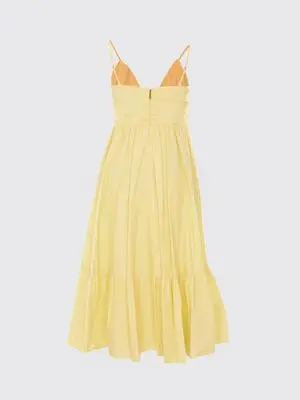 Michael Kors Organic Cotton Midi Dress - Yellow