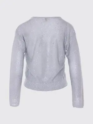 Patrizia Pepe Embellished V-neck Pullover