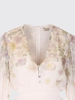 TWINSET Floral Print Cut-out Dress