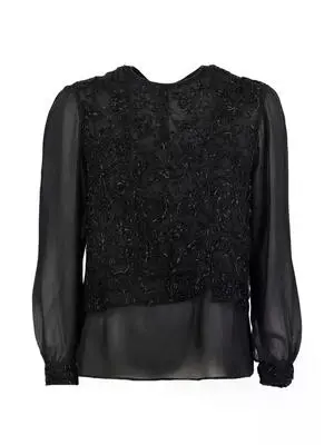 Vintage Beaded Blouse