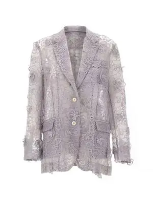 THE GARMENT Sydney Floral-embroidery Blazer