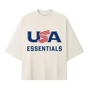 Fear Of God Usa Merch Tee - White