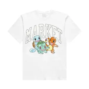 MARKET X Pokémon Starters Uv T-shirt - White