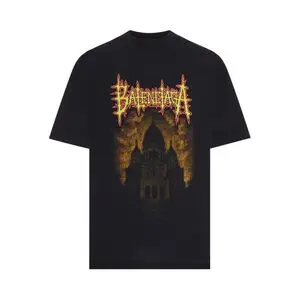 Balenciaga Medium Fit T-shirt - Black