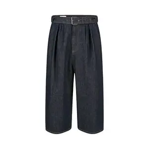 Dries Van Noten Washed Heavyweight Pants - Blue