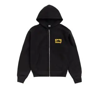StÜssy Box Crown Zip Hoodie - Black