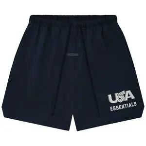 Fear Of God Usa Jersey Sweatshort - Blue