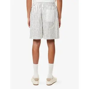 Jacquemus Striped Cotton Shorts