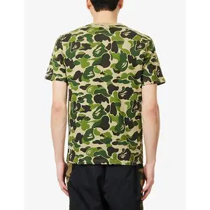 A BATHING APE Camo-print College Cotton T-shirt