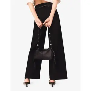 Maje Straight-leg Denim Jeans With Patch Pockets