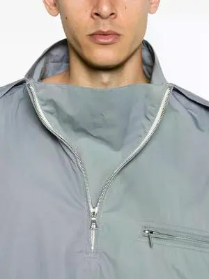 RIER Zip Pocket Cotton Jacket - Blue