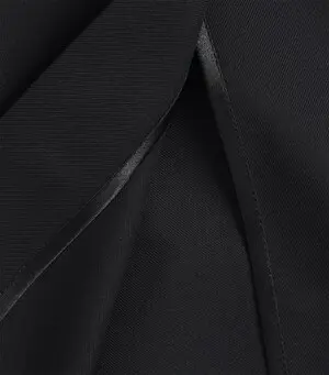 LAURA PITHARAS Wool Flared Suit Trousers