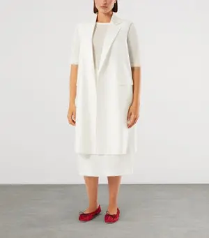 Marina Rinaldi Linen Longline Blazer