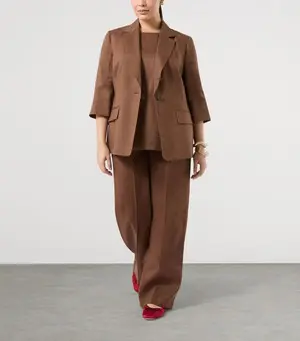 Marina Rinaldi Linen Sleeveless Blouse