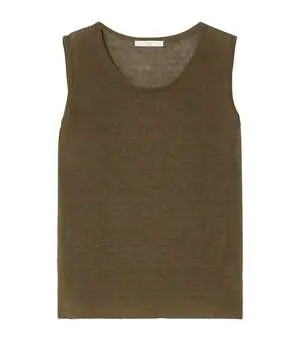 Marina Rinaldi Linen Knitted Tank Top