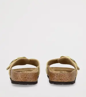 BIRKENSTOCK Raffia Madrid Big Buckle Sandals