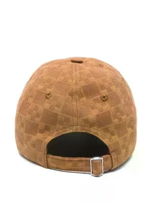 Sandro Denim Cap With Cross Motif