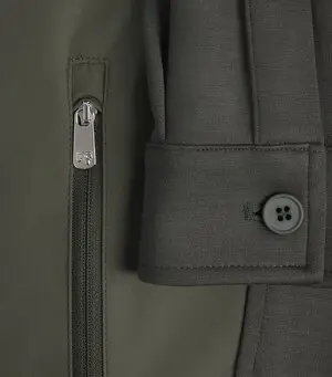 Marco Pescarolo Hybrid Zip-up Jacket