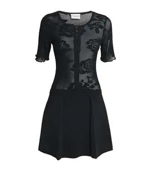 Claudie Pierlot Knitted Mini Dress