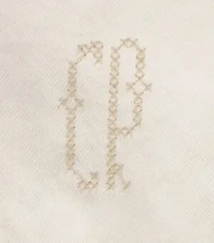 Claudie Pierlot Embroidered Wide-leg Jeans