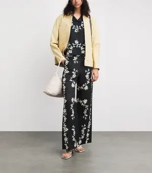 Claudie Pierlot Cropped Floral Shirt