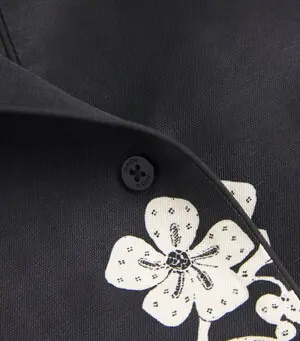 Claudie Pierlot Cropped Floral Shirt