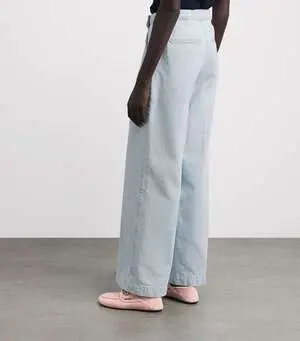 Claudie Pierlot Sailor Wide-leg Jeans - Blue
