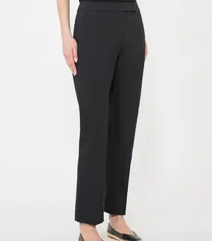 Max Mara Cotton-blend Straight Trousers