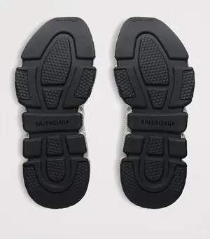 Balenciaga Rhinestone-embellished Speed High-top Sneakers