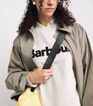 Barbour Logo Hartland Sweatshirt - Grey