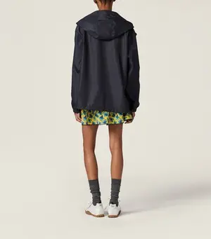Miu Miu Hooded Jacket - Blue