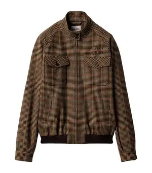 Miu Miu Virgin Wool Houndstooth Jacket