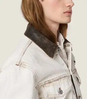 Miu Miu Bleached Denim Jacket