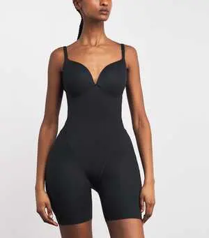 SKIMS Ultimate Padded Mid-thigh Bodysuit