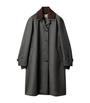 Miu Miu Wool Contrast-collar Coat