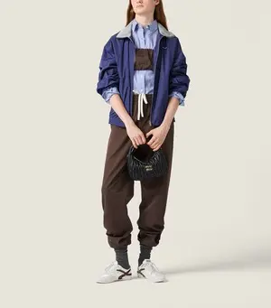 Miu Miu Cotton Twill Bandeau Top