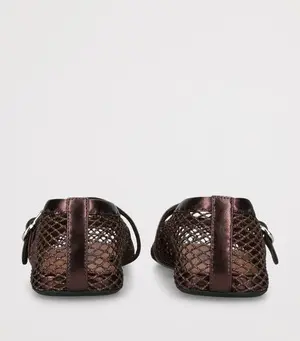Alaïa Mesh Ballet Flats