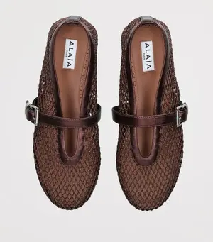 Alaïa Mesh Ballet Flats