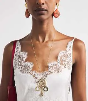 Rixo Plated Zahra Pendant Necklace