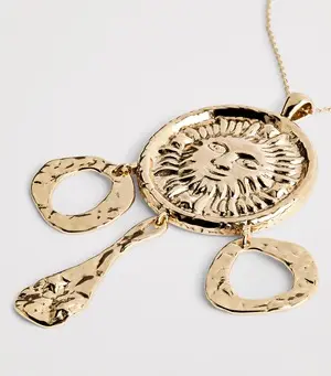 Rixo Plated Zahra Pendant Necklace