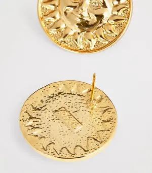 Rixo Plated Noni Sun Earrings
